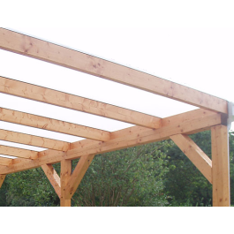 Veranda Dak Pakket Basic 250 cm – 16 mm Polycarbonaat
